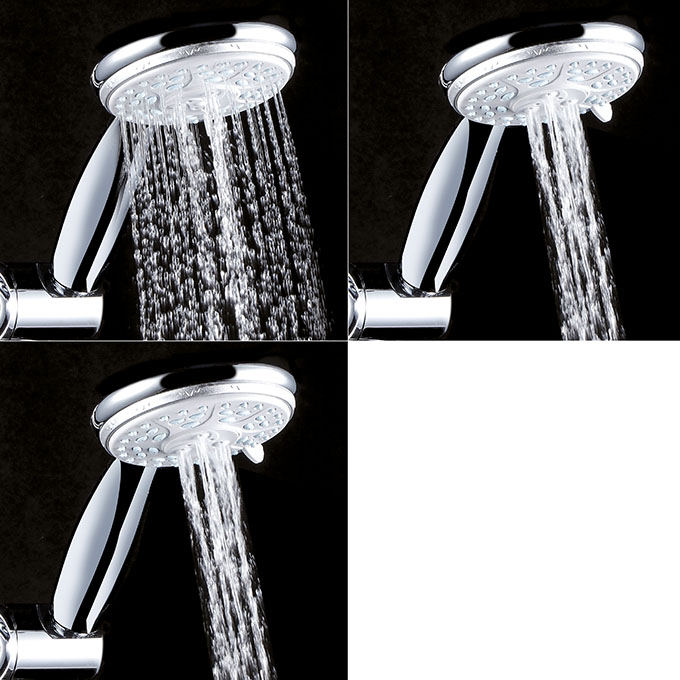 TRESIO, kit de douche 3 jets chromé - Wirquin